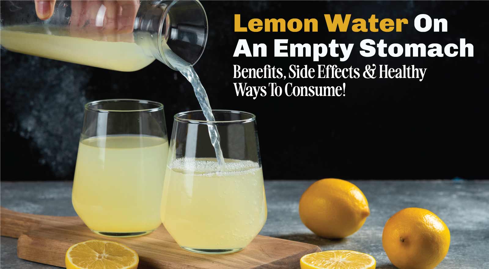 Lemon Water On An Empty Stomach | ToneOpFit